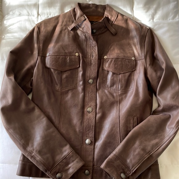 Sharon Roth Custom | Jackets & Coats | Custom Made Leather Coat From ...